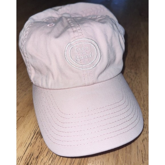 Life Is Good | Accessories | Life Is Good Baseball Hat Cap Pink Smiley ...
